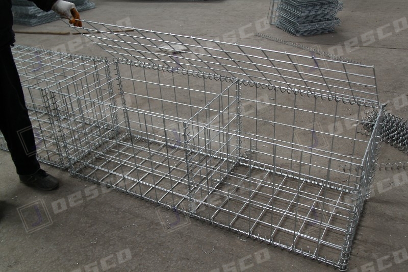 PVC Coated Welded Gabion Baskets For Sloped Backyard Landscaping ...